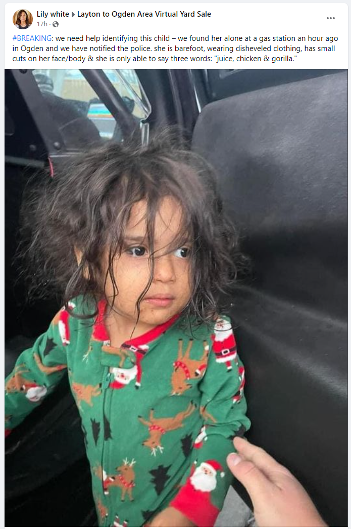 Fact Check: Young Girl Was NOT Found Alone At Gas Station In Multiple Cities | Lead Stories